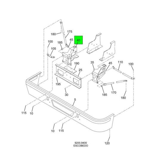 3563987C1 Navistar International | SUPPORT FRONT SPRING RIGHT | Source ...