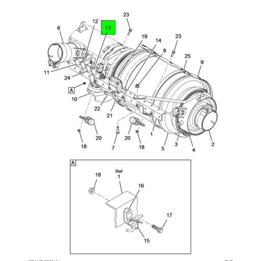 2593753C91 Navistar International | Exhaust Gas Temperature Sensor Dark ...