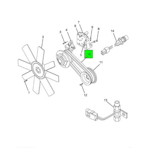 FLTBT28553 Fleetrite | V Belt | Source One Parts Center
