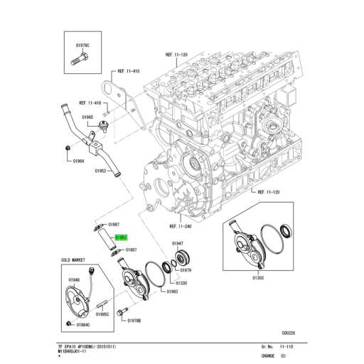 MK667061 Mitsubishi FUSO | Engine Breather Hose | Source One Parts Center