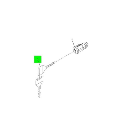 3589737C1 Navistar International | KEY IGNITION LOCK BLANK IC LOGO ...