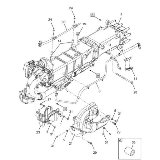 3014254C97 Navistar International | Exhaust Gas Recirculation Module ...