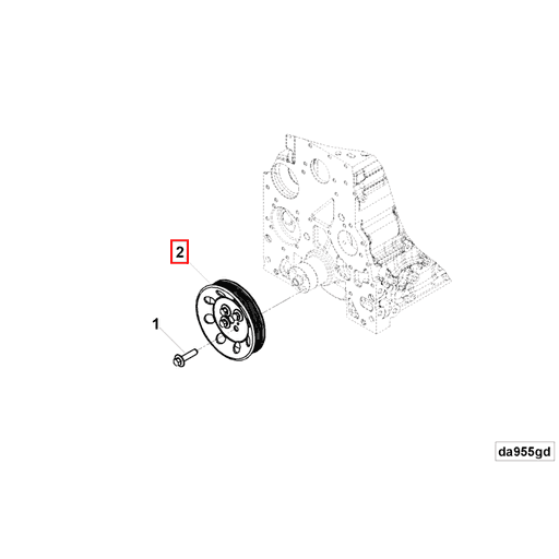 5338532 Cummins | Crankshaft Pulley | Source One Parts Center
