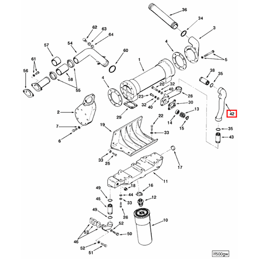 180753 Cummins | Water Transfer Tube | Source One Parts Center
