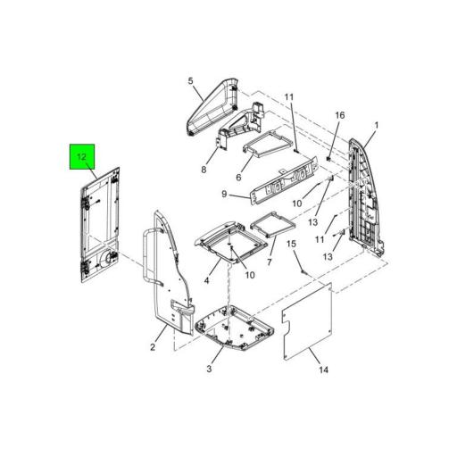 3748134C7 Navistar International | Door Panel Assembly N/Step L ...