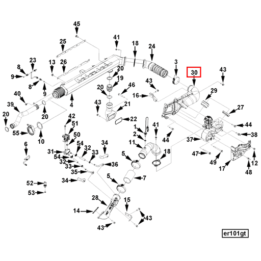 3684394 Cummins | Exhaust Collector Connection Support | Source One ...