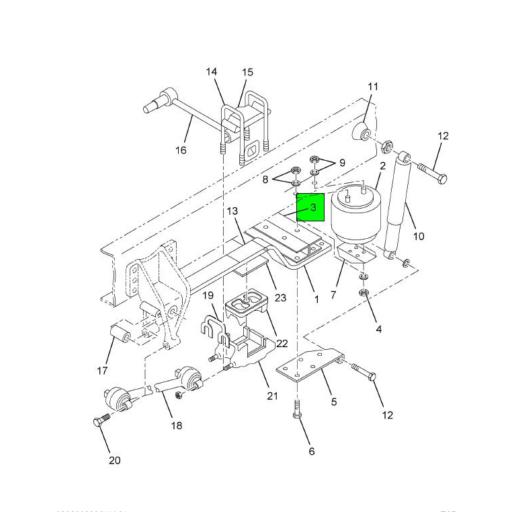 2011933C1 Navistar International | CROSSMEMBER TORQUE ROD | Source One ...