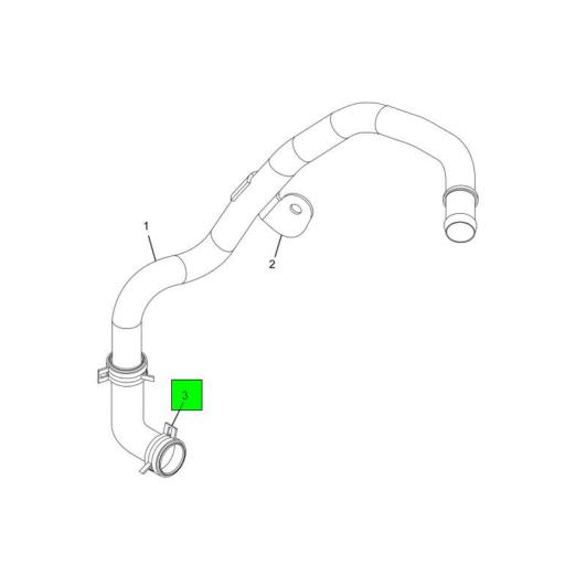 1897464C91 Navistar International | 1 in 90-Degree Hose Assembly ...