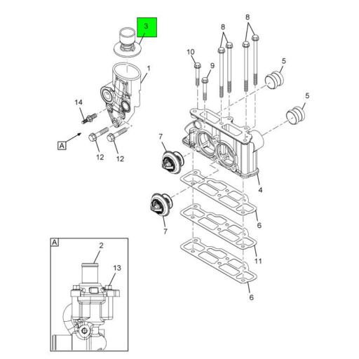 3012227C1 Navistar International | Low-Temperature Thermostat | Source ...