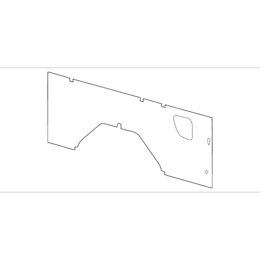 CK4Z6131013HD Ford | Interior Quarter Panel Trim Load Compartment - Bus ...
