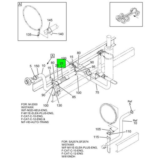 752411C2 Navistar International | Flexible Tube 4 in ID x 193 in ...