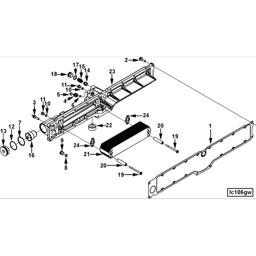 4955829 Cummins | Oil Cooler Gasket Kit | Source One Parts Center