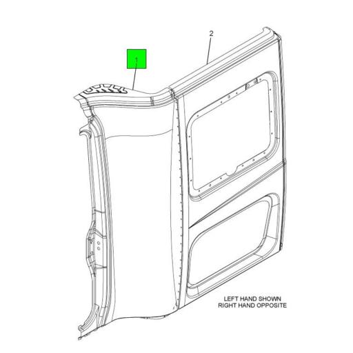 3594461C6 Navistar International | Outer Side Panel Transition | Source ...