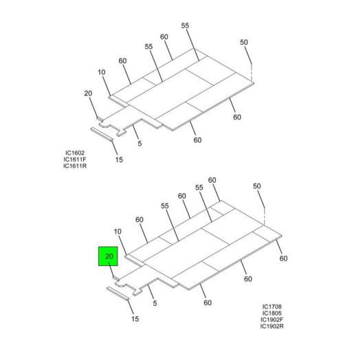 440592001 IC Bus | TRIM STEPWELL FORWARD | Source One Parts Center