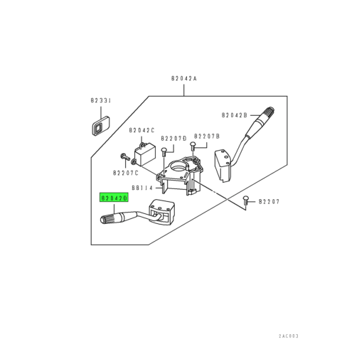 MC858405 Mitsubishi FUSO | Combination Switch | Source One Parts Center