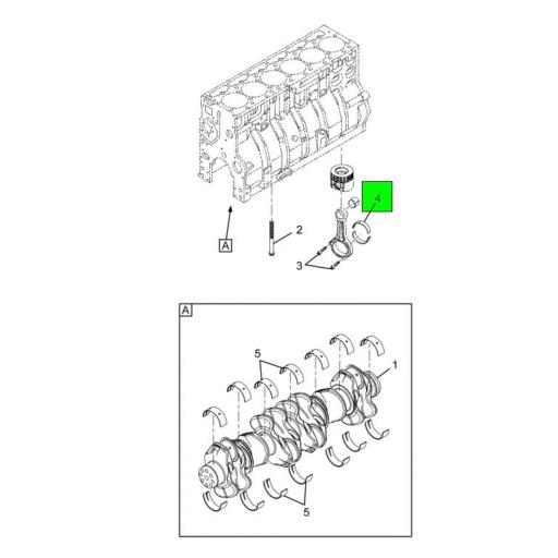 7093240C91 Navistar International | Connecting Rod Bearing Kit | Source ...