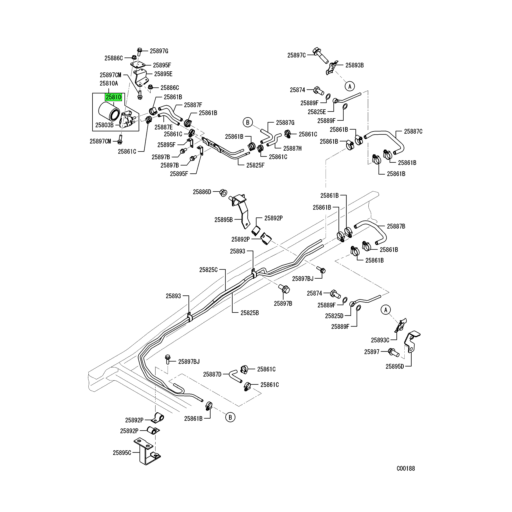 ME531593 Mitsubishi FUSO | Transmission Oil Cooler Filter | Source One ...