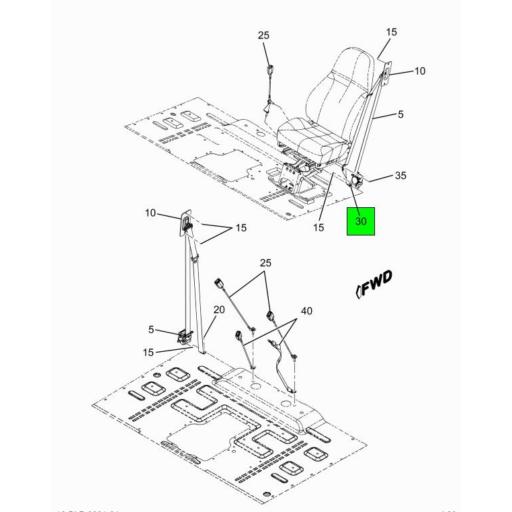 3711392C1 Navistar International | BELT TETHER ASSEMBLY | Source One ...