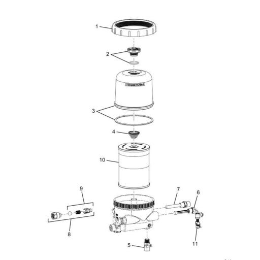 4083353C91 Navistar International | Fuel Filter DAVCO 483 12-Volt ...