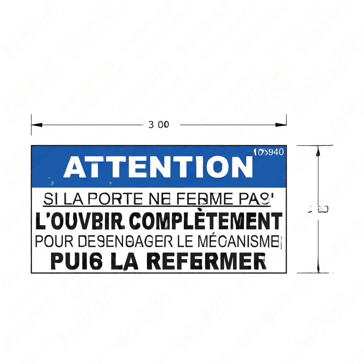168940 Thomas Built Bus | Decal - School Bus Lettering/Warning Label ...