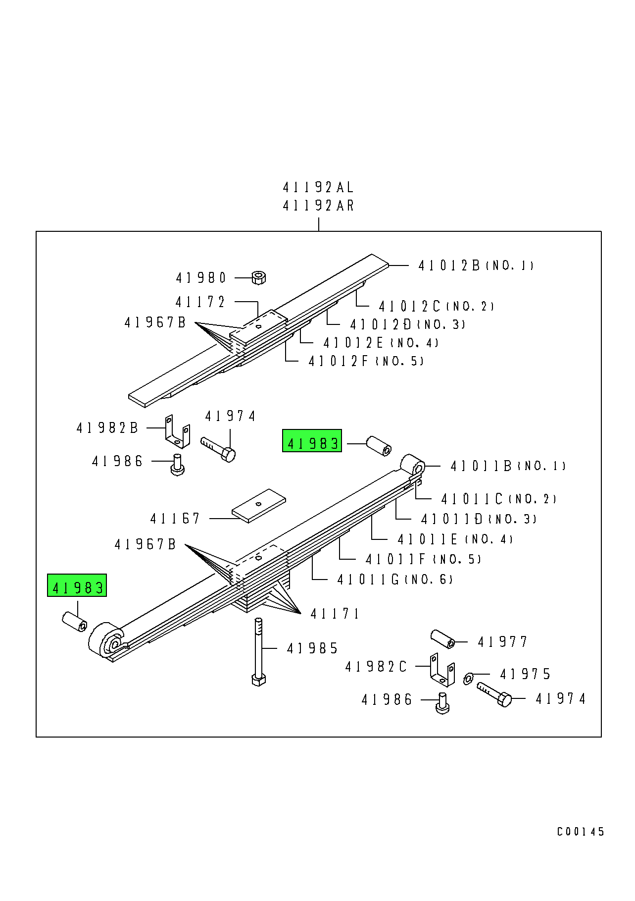 MH024020 Mitsubishi FUSO | Rear Suspension Spring Nut | Source One ...