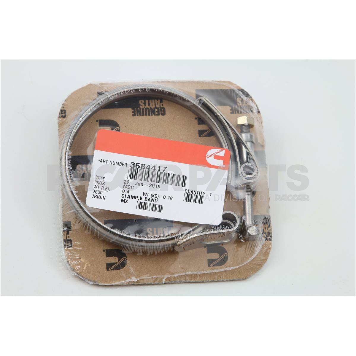 3684417CUM | Kenworth® | CLAMPV BAND | Source One Parts Center