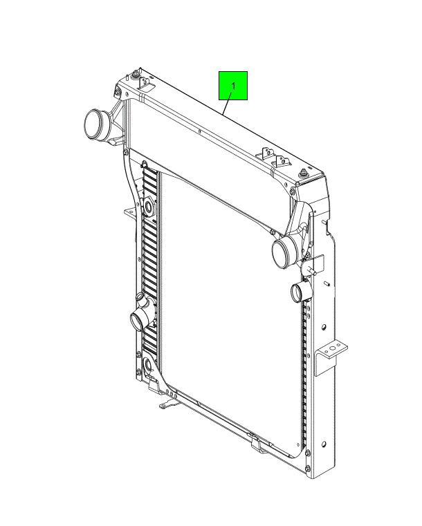 2601251C93 Navistar International | Radiator and Charge Air Cooler CAC ...