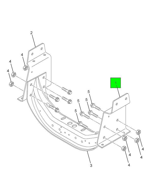 3617988C1 Navistar International | Left Front Engine Mount Support ...