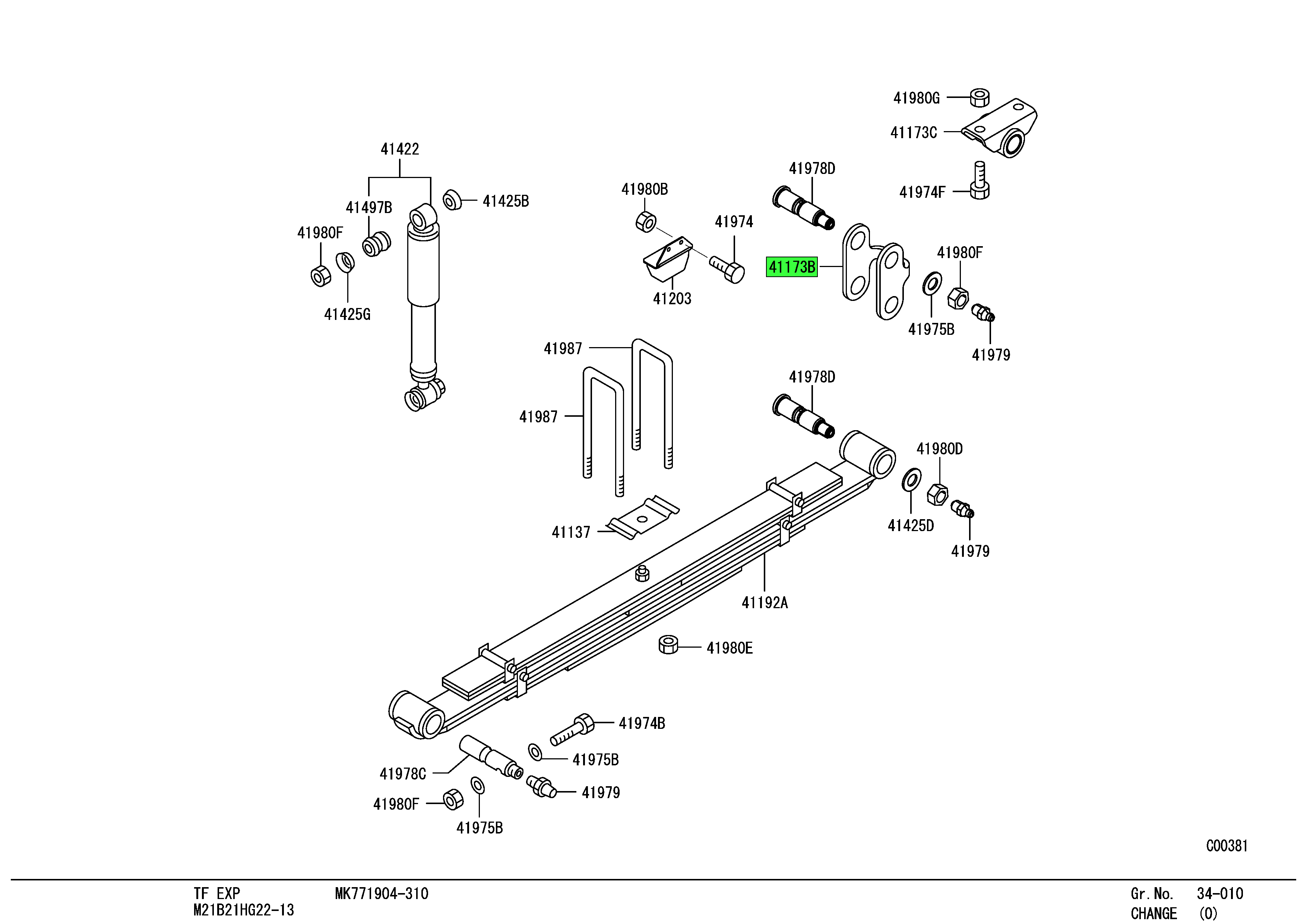 MK632590 Mitsubishi FUSO | Rear Suspension Spring Shackle | Source One ...