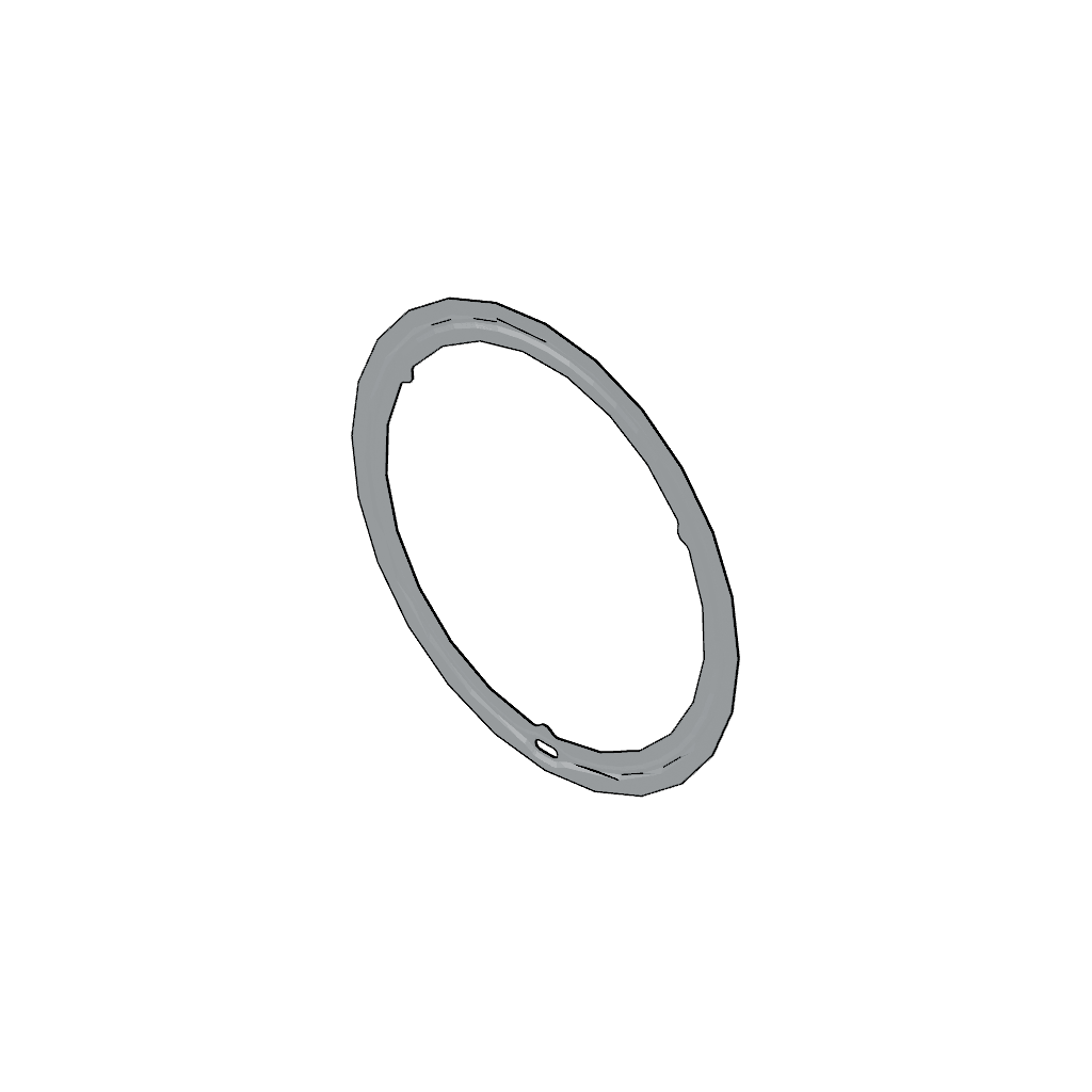 3684355 | Cummins® | Exhaust Outlet Connection Gasket | Source One ...