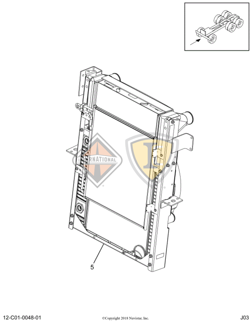 2587894C92 Navistar International | Radiator Assembly with Charge Air ...