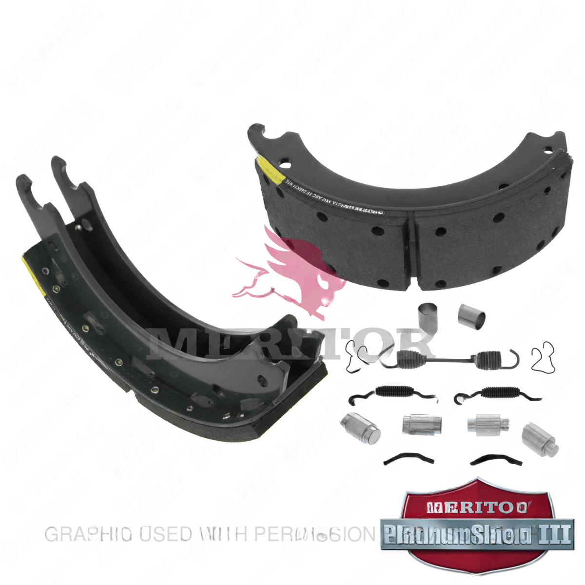 KMG14702QP Meritor | Brake Shoe and Lining Kit Service | Source One ...