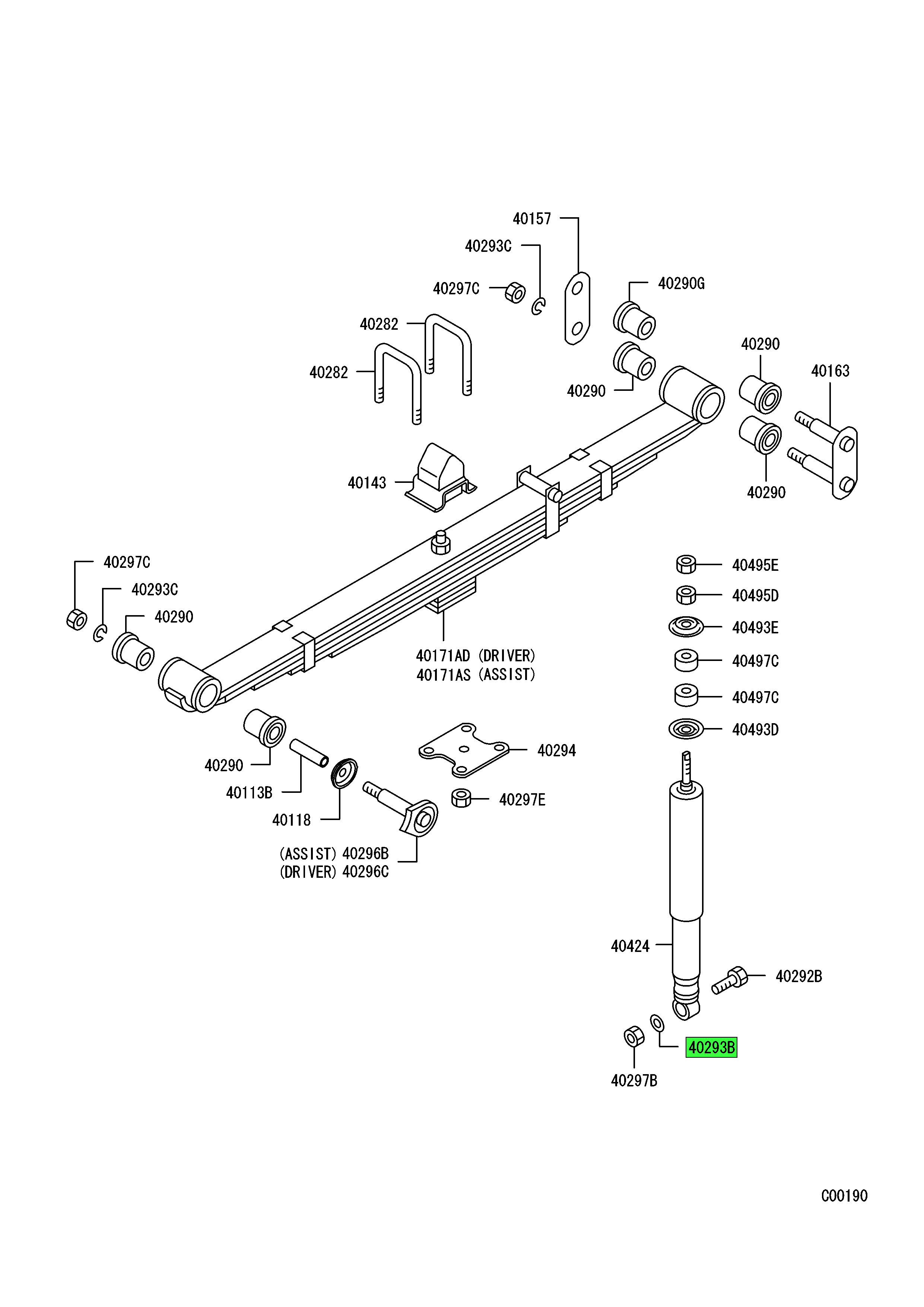 MF450467 Mitsubishi FUSO | Front Suspension Spring Washer | Source One ...