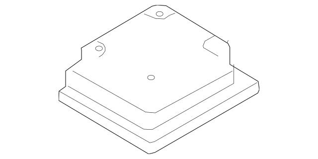 LS7Z14B321F Ford | Air Bag Control Module Sensor Multiple Restraint ...