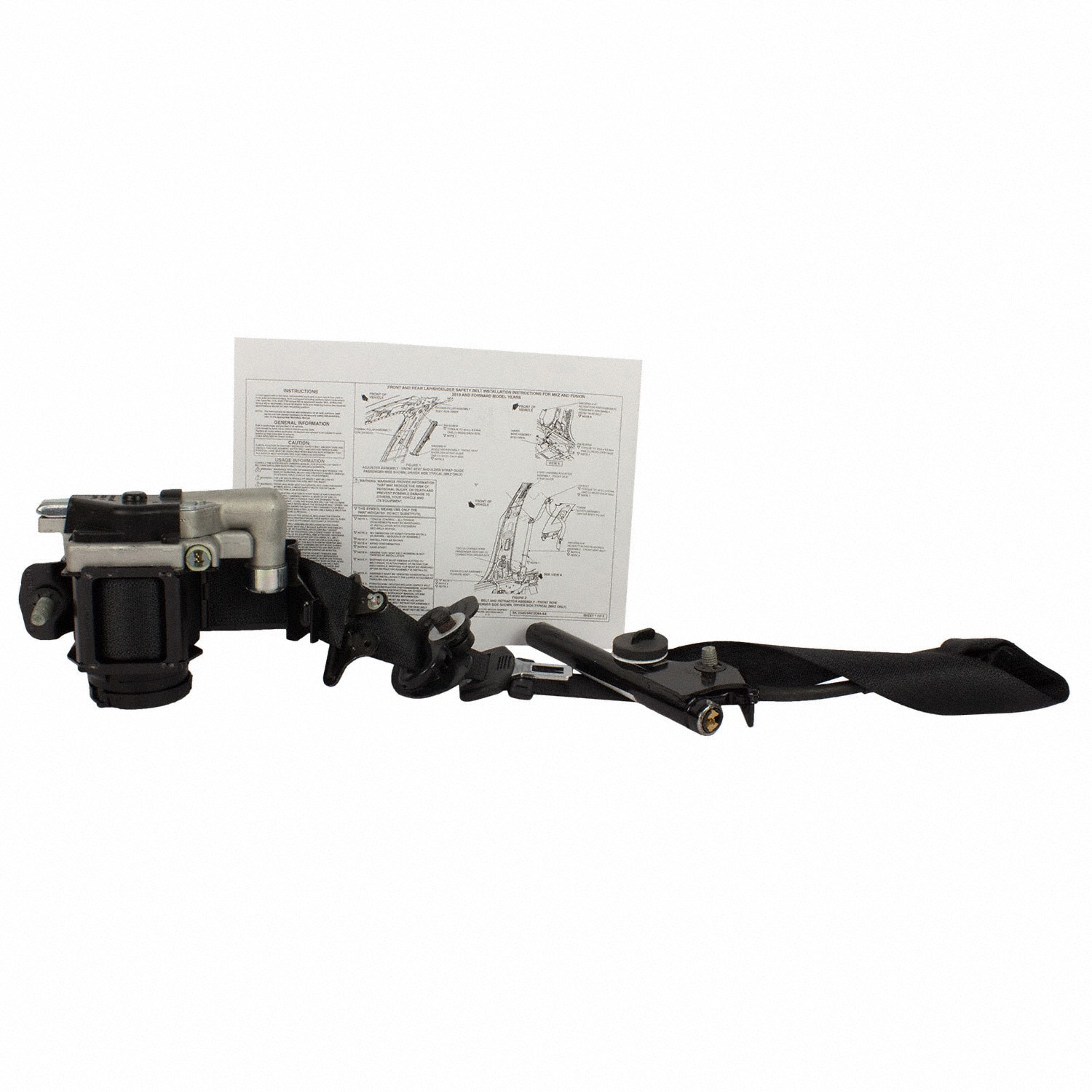DP5Z54611B08AT Ford | Seat Belt Lap and Shoulder Retractor Pretensioner ...