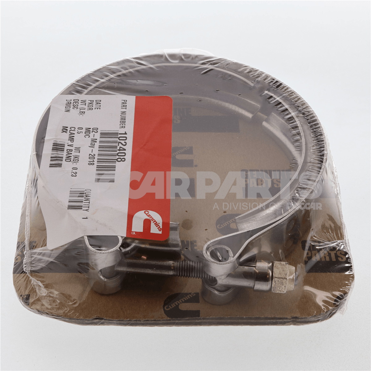 102408CUM | Kenworth® | CLAMPV BAND | Source One Parts Center