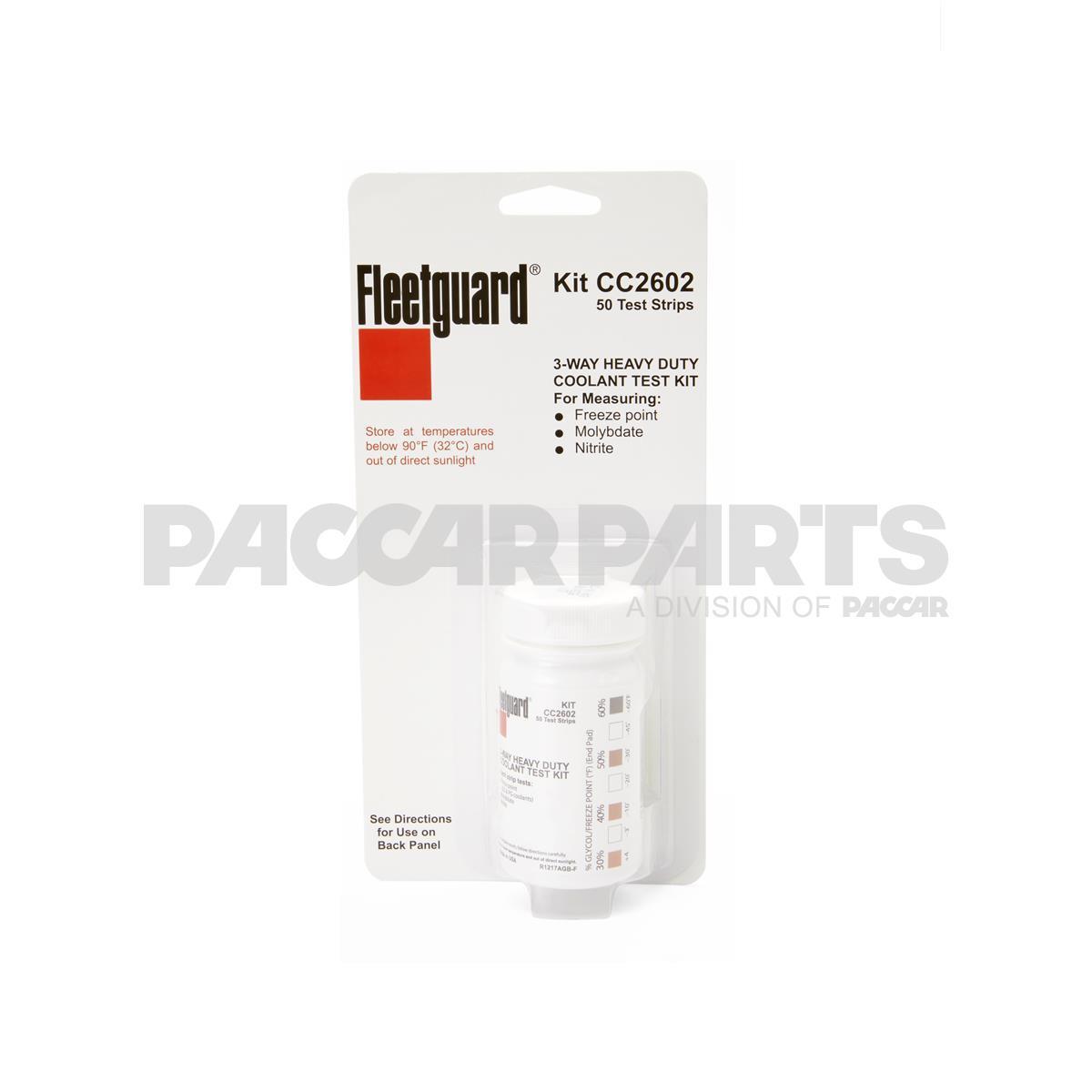 CC2602FLG | Kenworth® | KIT-TEST COOLANT 3-WAY TEST STRIP | Source One ...