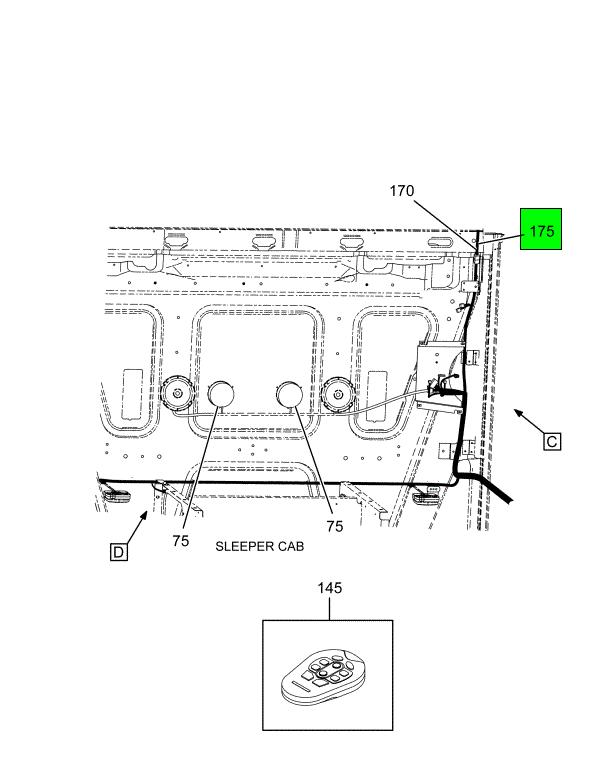 6104213C91 Navistar International | HARNESS SLEEPER BOX SKYRISE BASE W ...