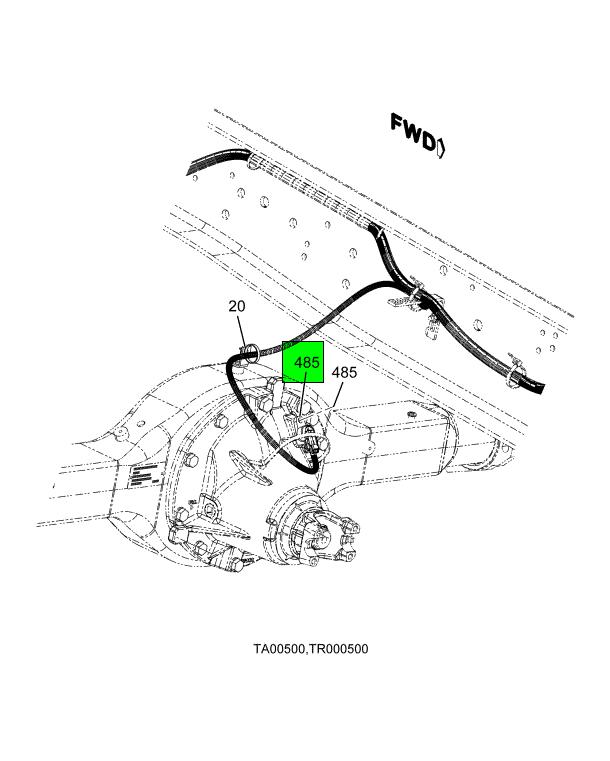 3732962C1 Navistar International | Rear Axle Sensor | Source One Parts ...