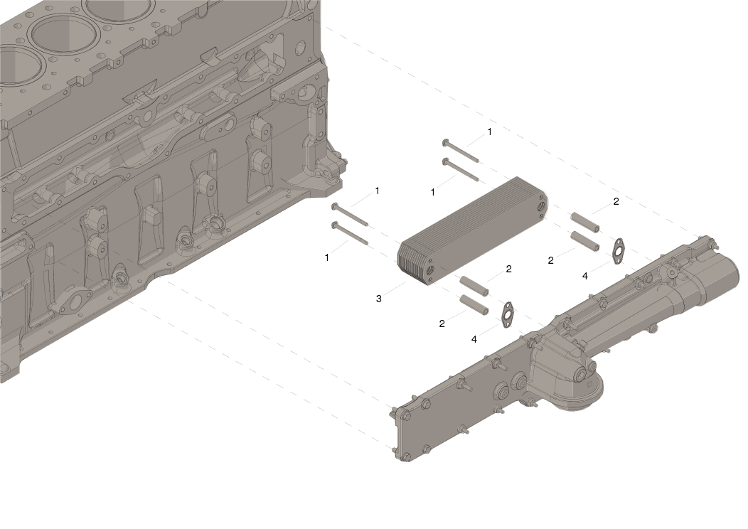 4955831 | Cummins® | Oil Cooler Kit | Source One Parts Center