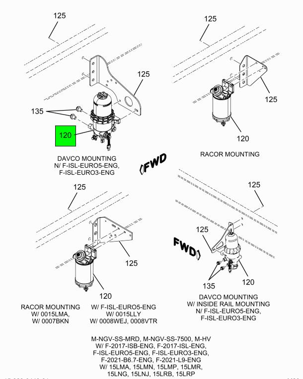 4079425C92 | Navistar International® | FILTERFUEL RACOR10 MICRON W/12V ...