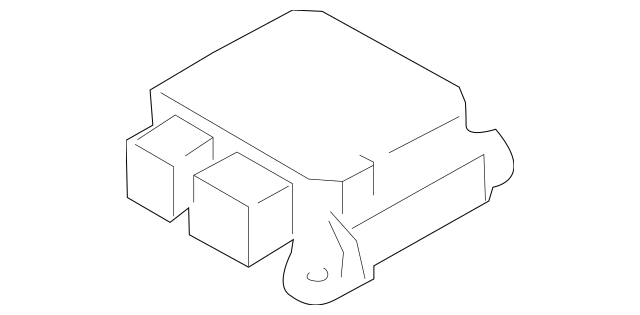 G2BZ14B321D Ford | Air Bag Control Module Sensor Multiple Restraint ...