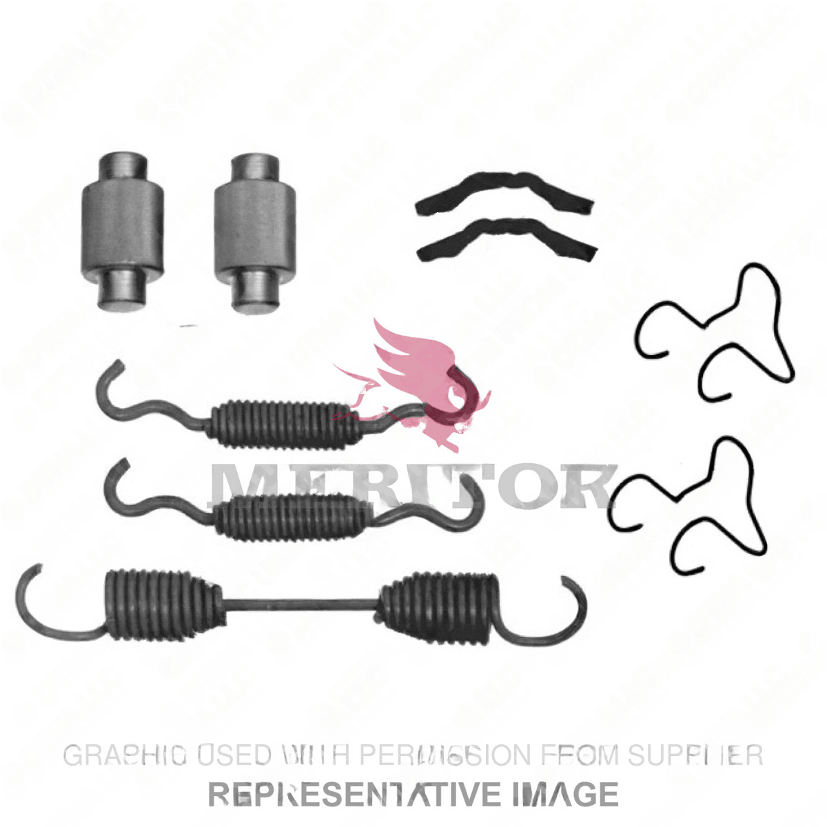 MKT4515UHDB Meritor | Brake Hardware Repair Kit Minor Bulk | Source One ...