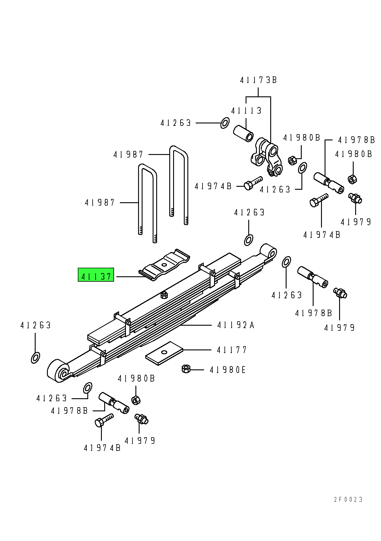 MK333458 Mitsubishi FUSO | Upper Rear Suspension Spring Pad | Source ...