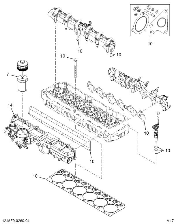 1893941C97 Navistar International | KIT ENGINE OVERHAUL 215-230 HP ...