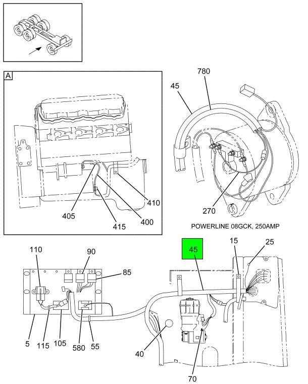 3512167C97 Navistar International | Electrical Harness V8 Engine with ...