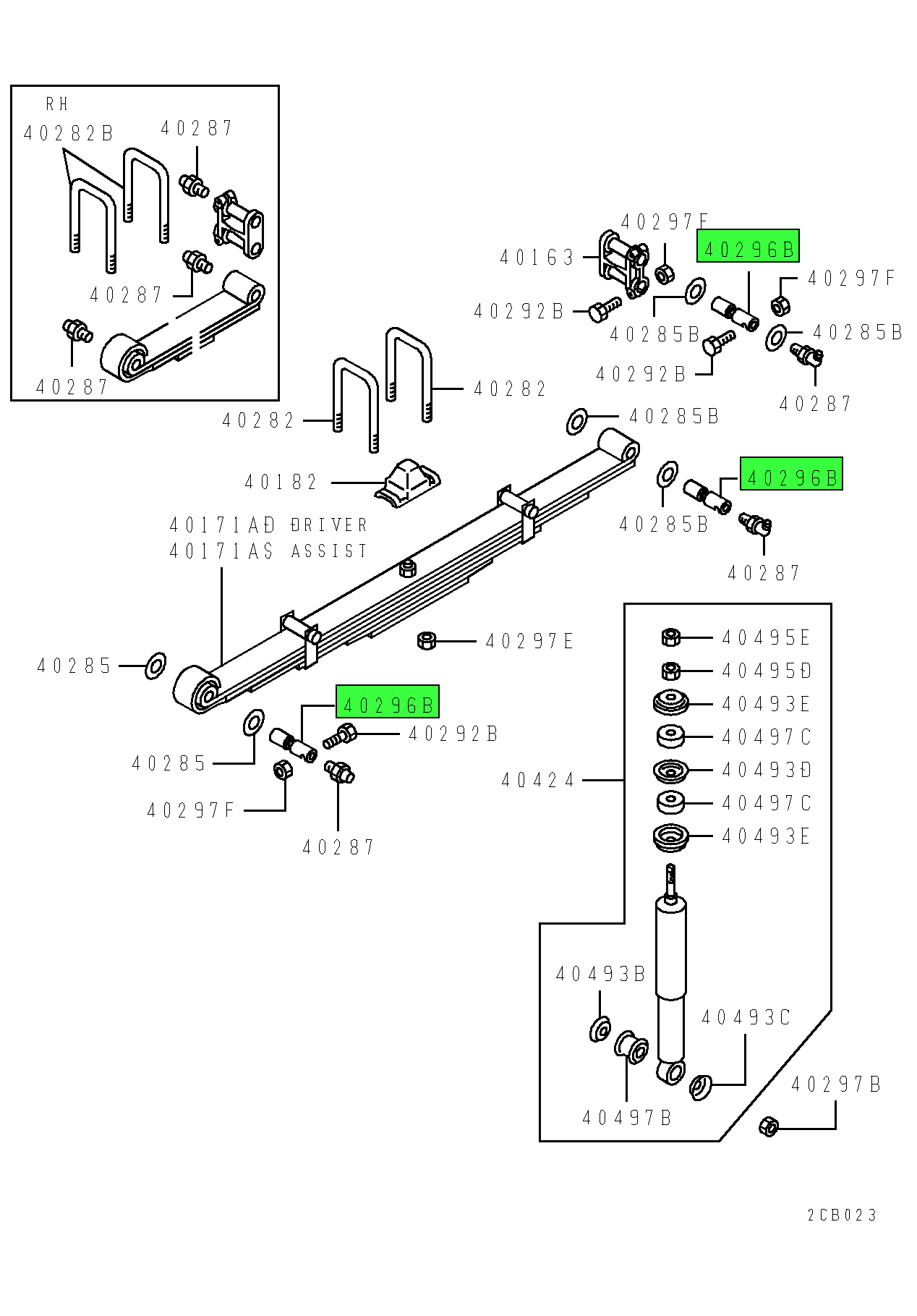 MC092652 Mitsubishi FUSO | Front Suspension Spring Pin | Source One ...