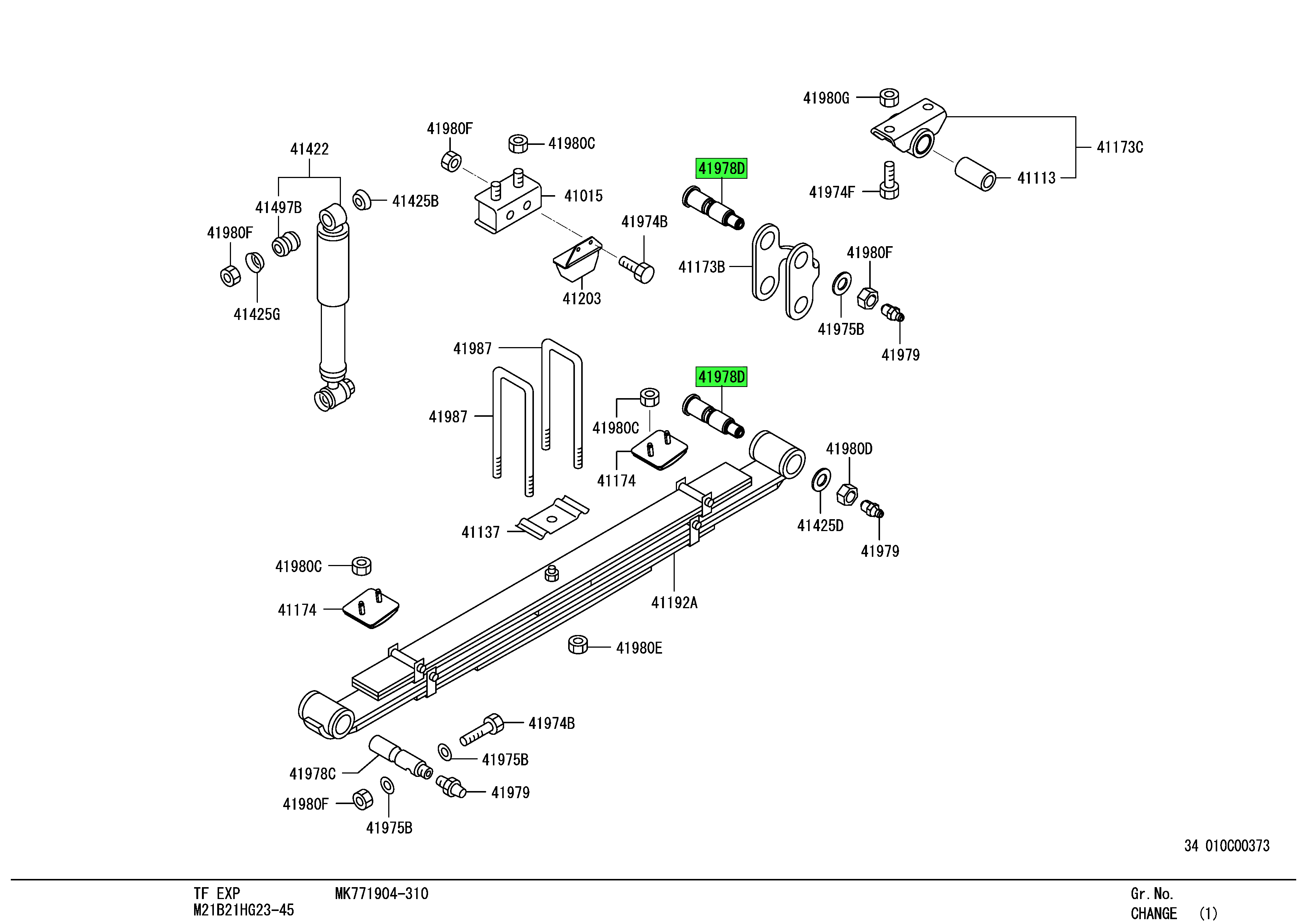 ML282073 Mitsubishi FUSO | Rear Suspension Spring Pin | Source One ...