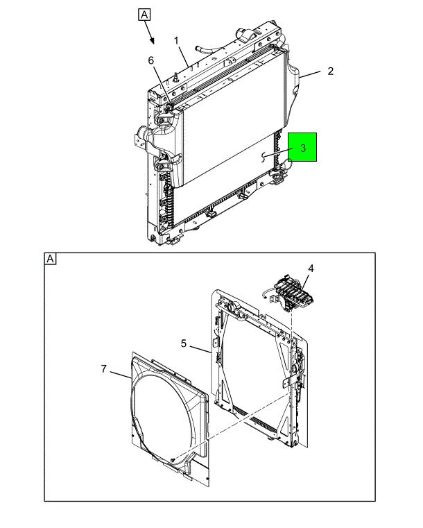 2604297C91 Navistar International | Radiator 3-Pass Assembly | Source ...