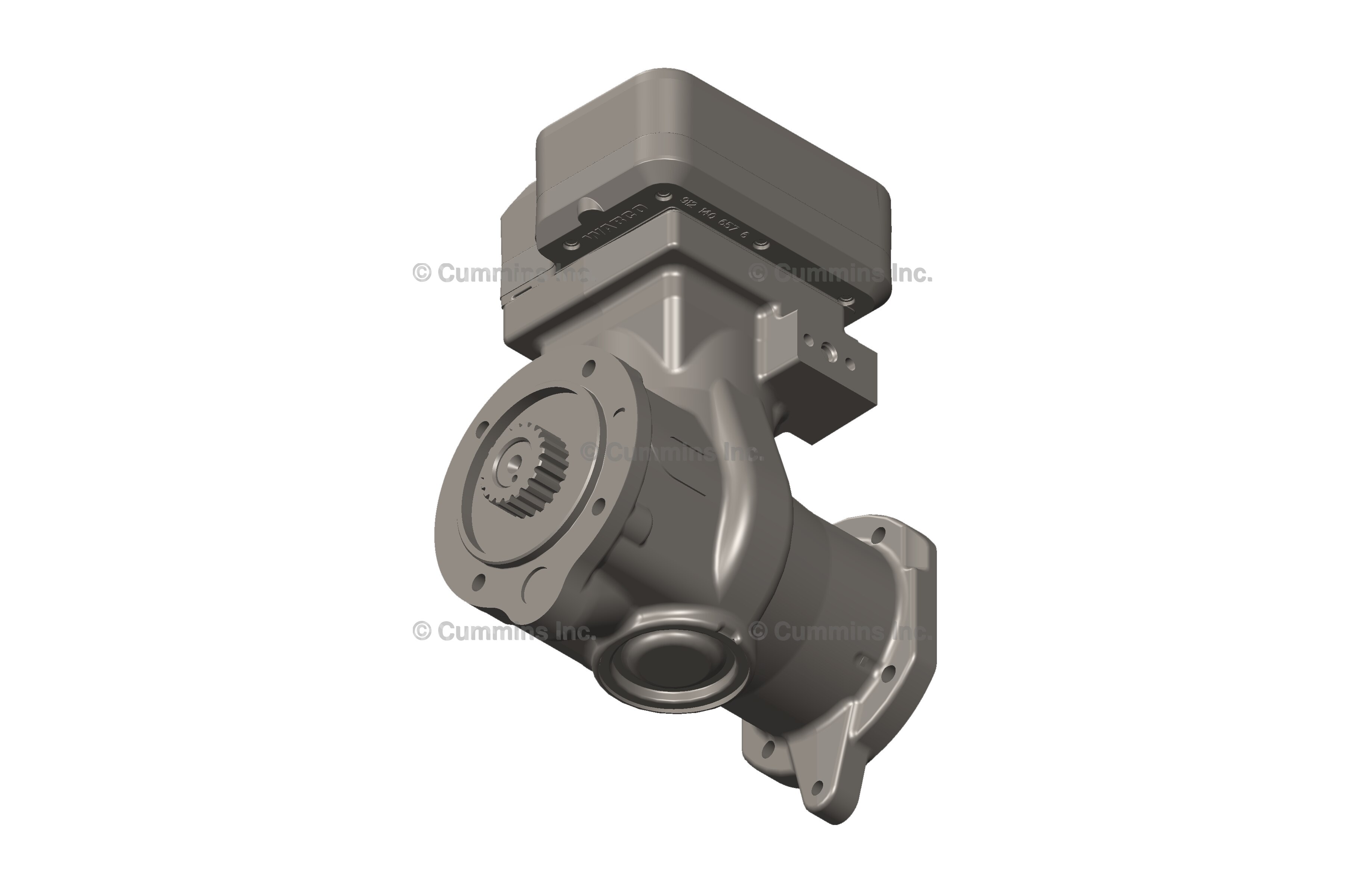 3104324 | Cummins® | 1 Cylinder Air Compressor | Source One Parts Center